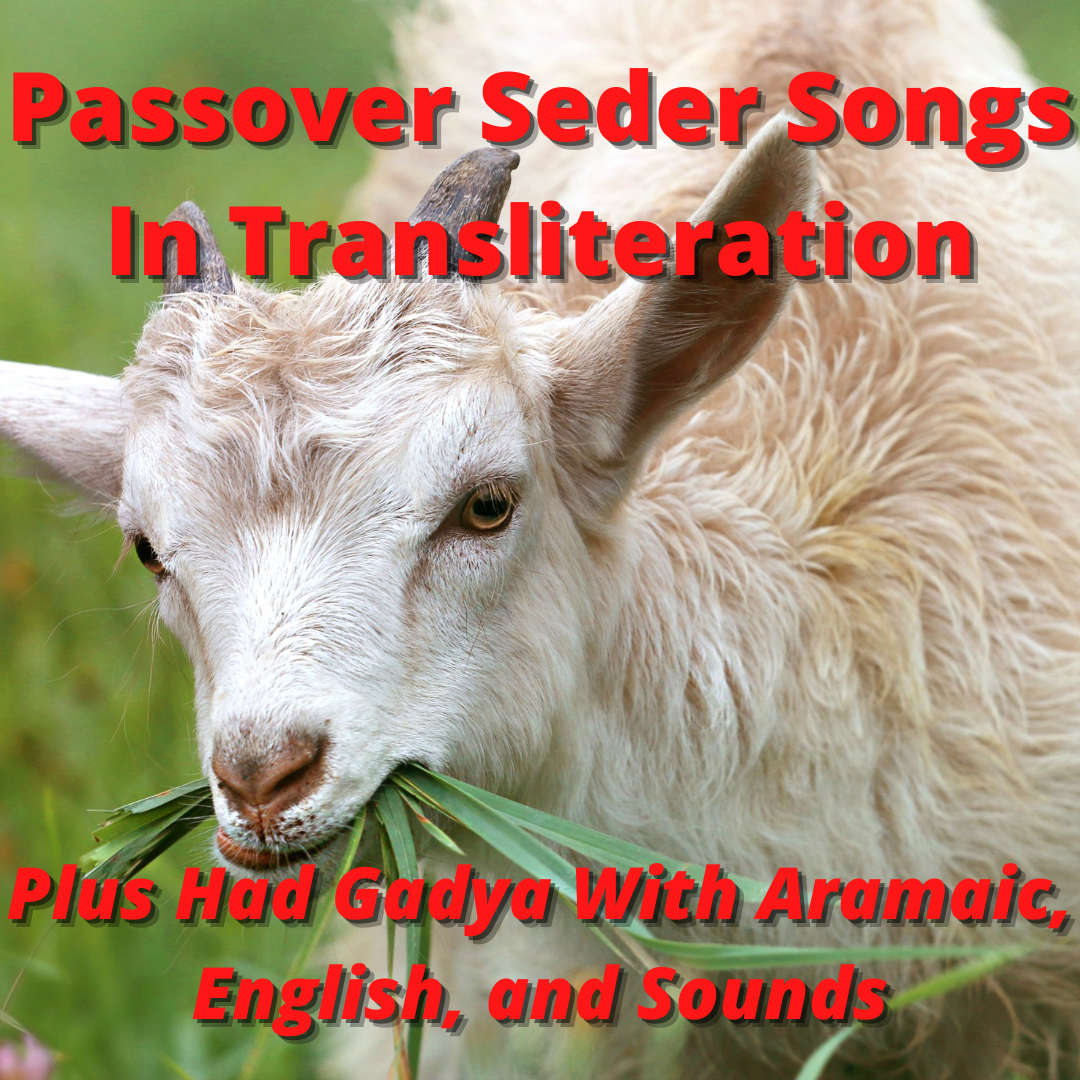 Passover Seder Songs In Transliteration – for twitter and instagram ...