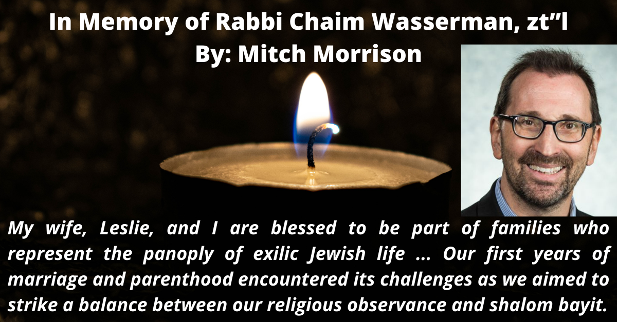 In Memory of Rabbi Chaim Wasserman, zt”l | UTJ Viewpoints